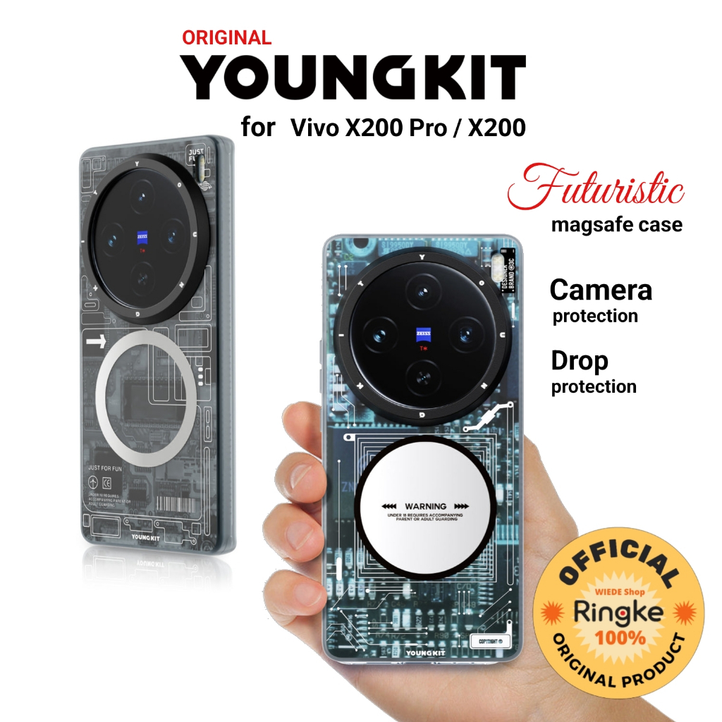 Jual Case Vivo X200 Pro / X200 YOUNGKIT Circuit Magsafe Anti Crack ...
