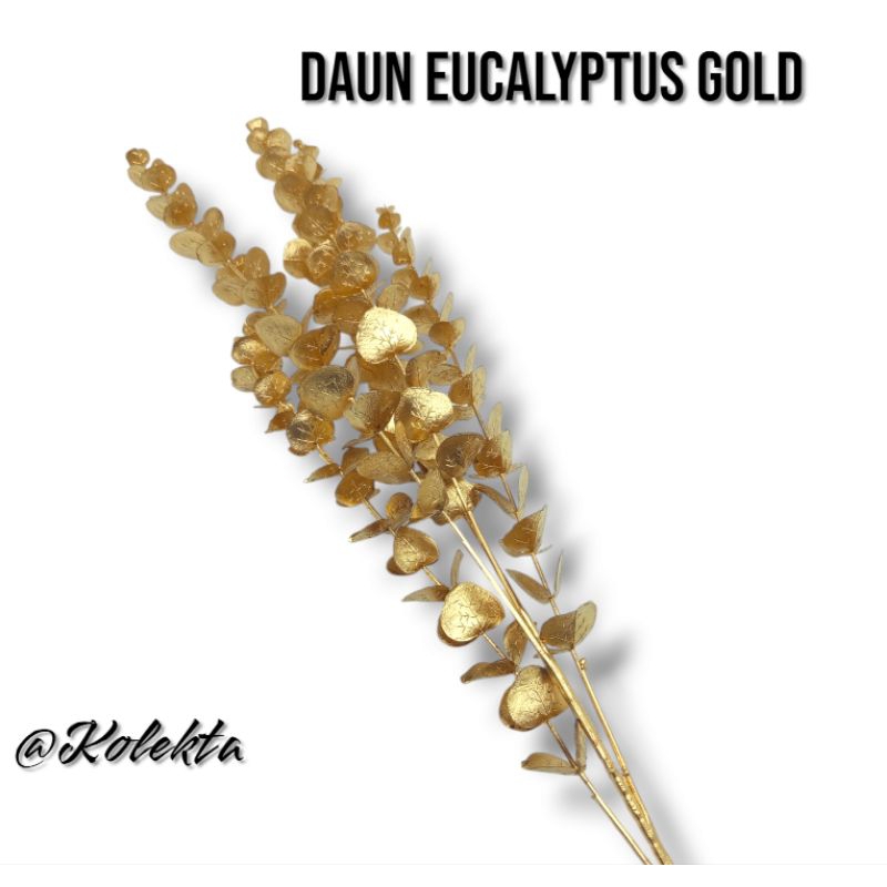 Jual Daun Eucalyptus Gold Artificial BH809 | Shopee Indonesia