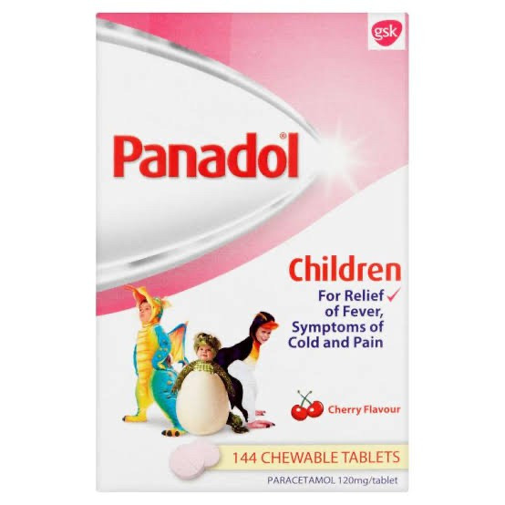 Jual Panadol Tablet Kunyah Anak Chewable Demam Flu Impor Malaysia 1 ...
