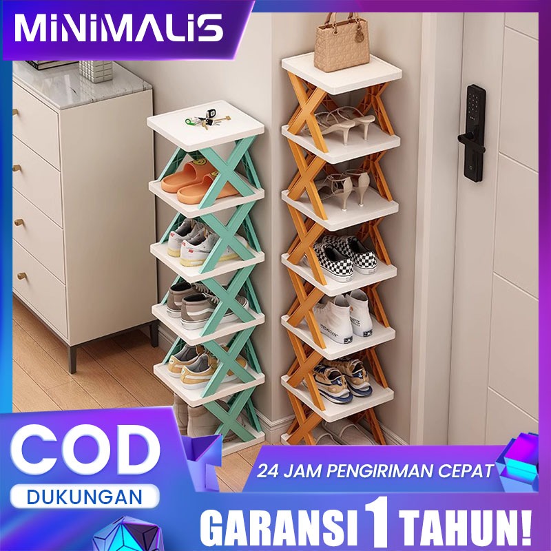 Jual 【READY STOCK, LANGSUNG DIKIRIM 】Minimalis Rak Sepatu X tempat Rak ...