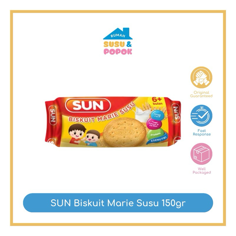 Jual SUN Biskuit Marie Susu 150gr | Shopee Indonesia
