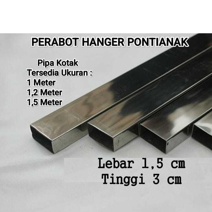 Jual PIPA KOTAK SEMUA UKURAN 1 METER - 1.2 METER - 1,5 METER / DISPLAY ...