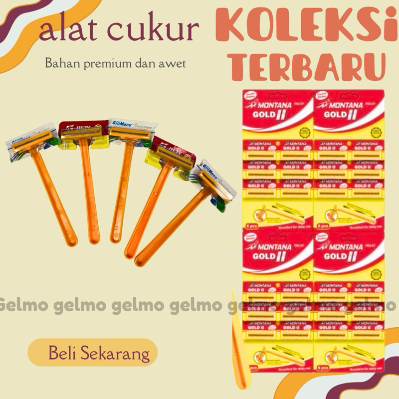 Jual 3pc Alat pisau cukur kumis jenggot silet mata pisau 2 anti iritasi goal tajam silet bulu ...