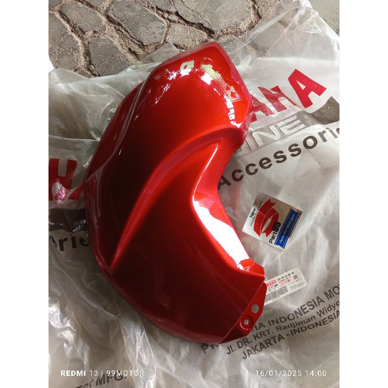 Jual cover body tangki kanan yamaha bison merah marun original | Shopee ...