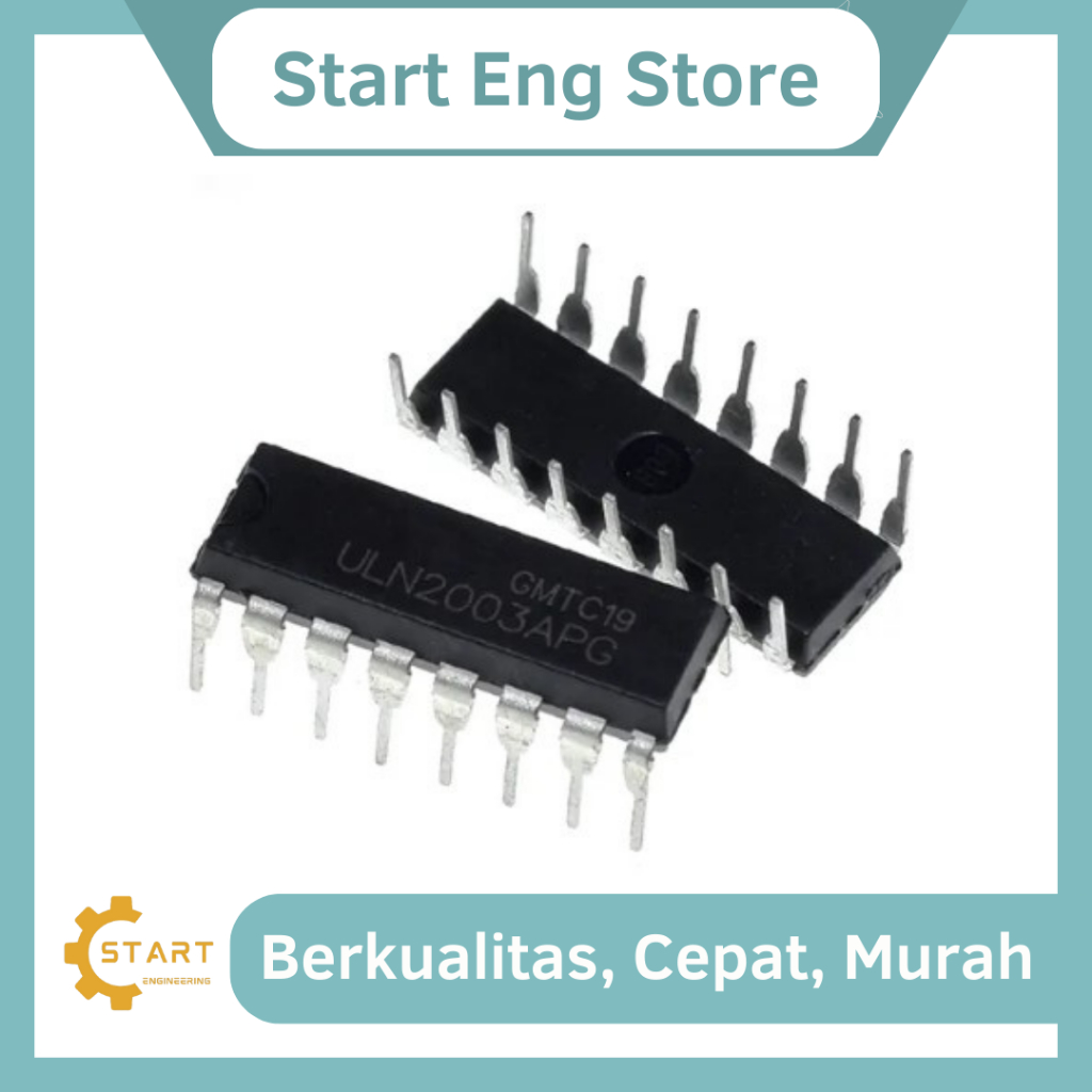 Jual ULN2003 DIP-16 ULN2003APG DARLINGTON TRANSISTOR ARRAY IC | Shopee Indonesia