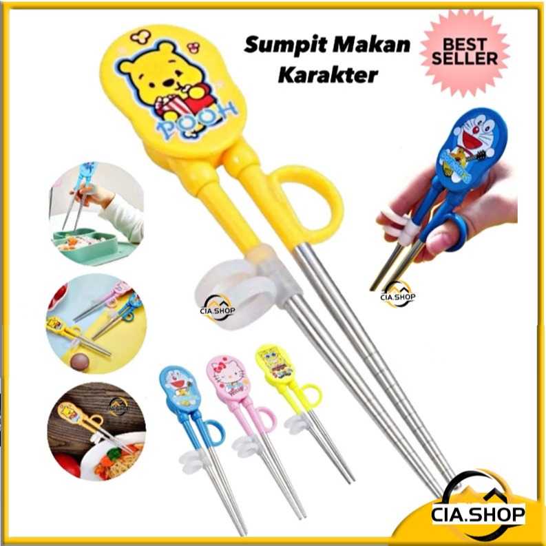 Jual promo Sumpit anak karakter | chopstick training | sumpit latihan ...