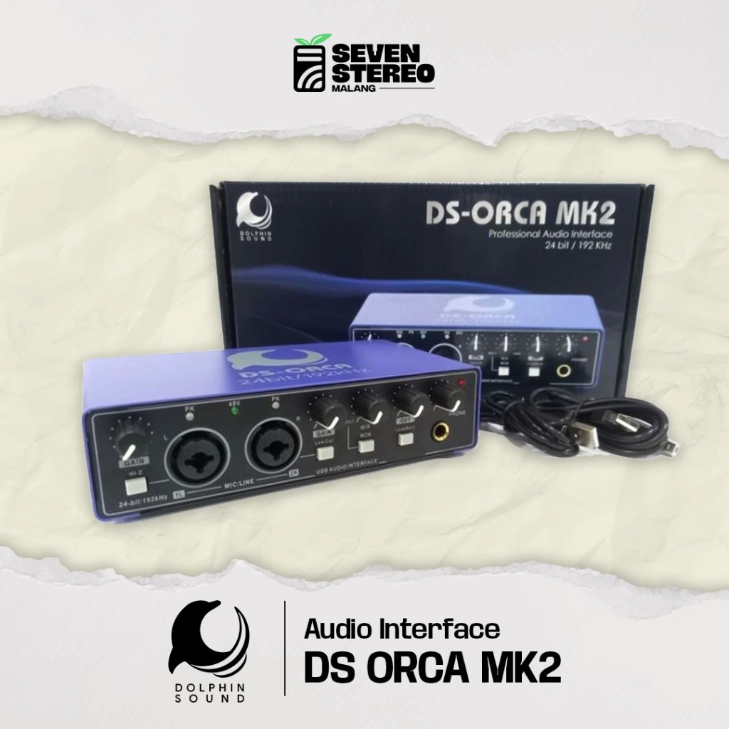 Jual Dolphin Sound DS ORCA Soundcard Recording Dolphin Orca MK2 MK3 ...