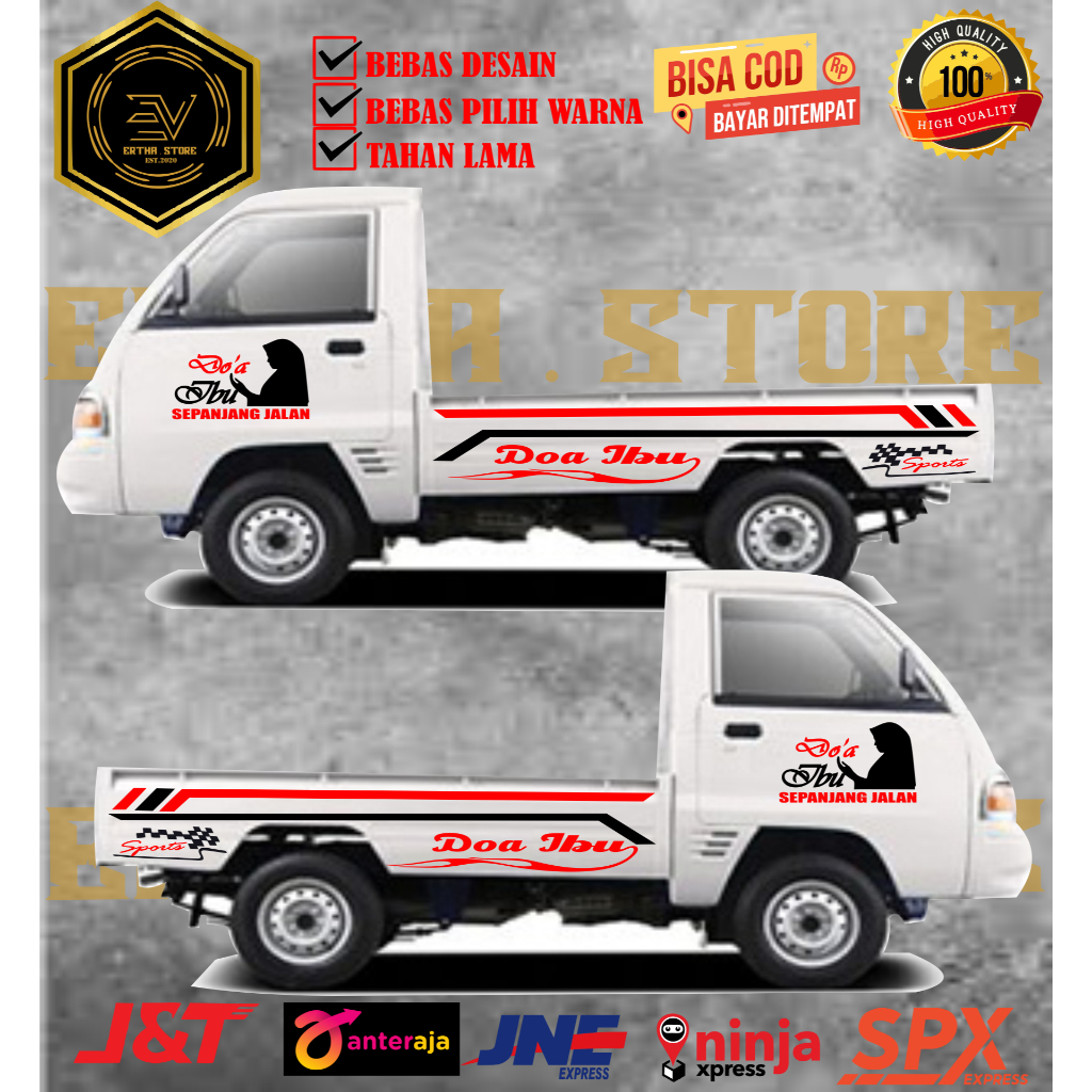 Jual Stiker Cutting Mobil Carry Pick Up T120SS PickUp Futura SS L300 ...