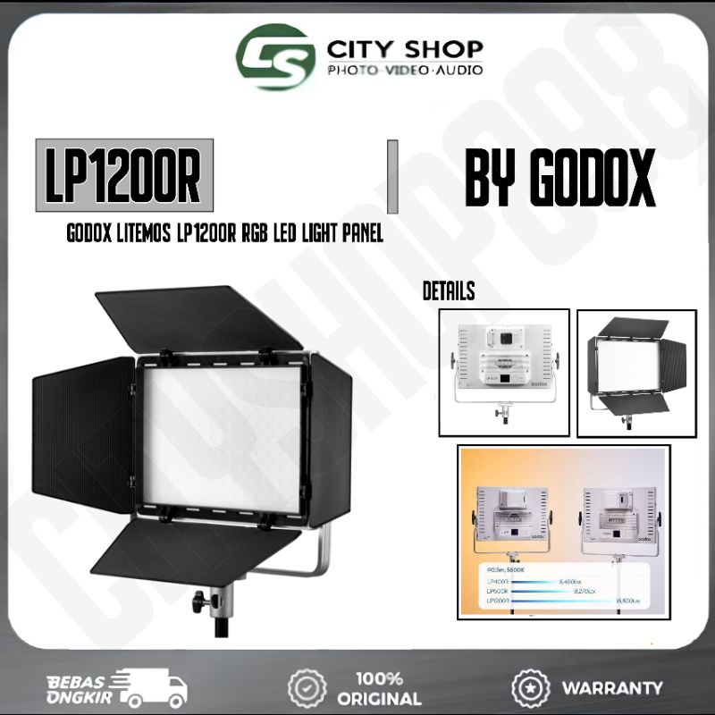 Jual GODOX Litemons LP1200R RGB LED Light Panel LP 1200R RGB LED ...