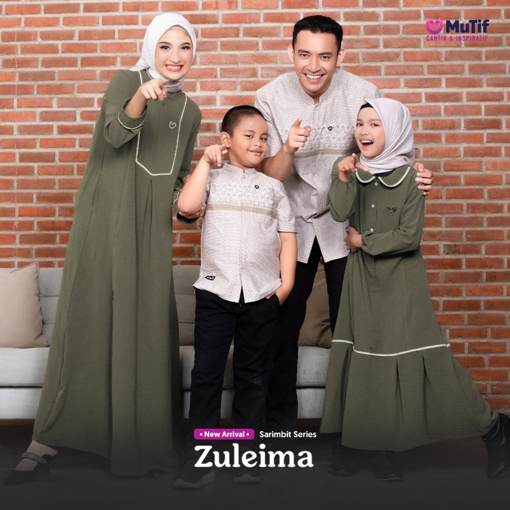 Jual (COD) MUTIF ZULEIMA - DECCA NUTRIA OLIVE SARIMBIT KELUARGA TERBARU ...