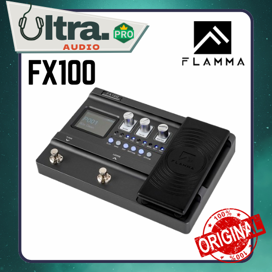 Jual FLAMMA FX100 / FX 100 Portable Multi Effects / Efek Pedal ORIGINAL ...