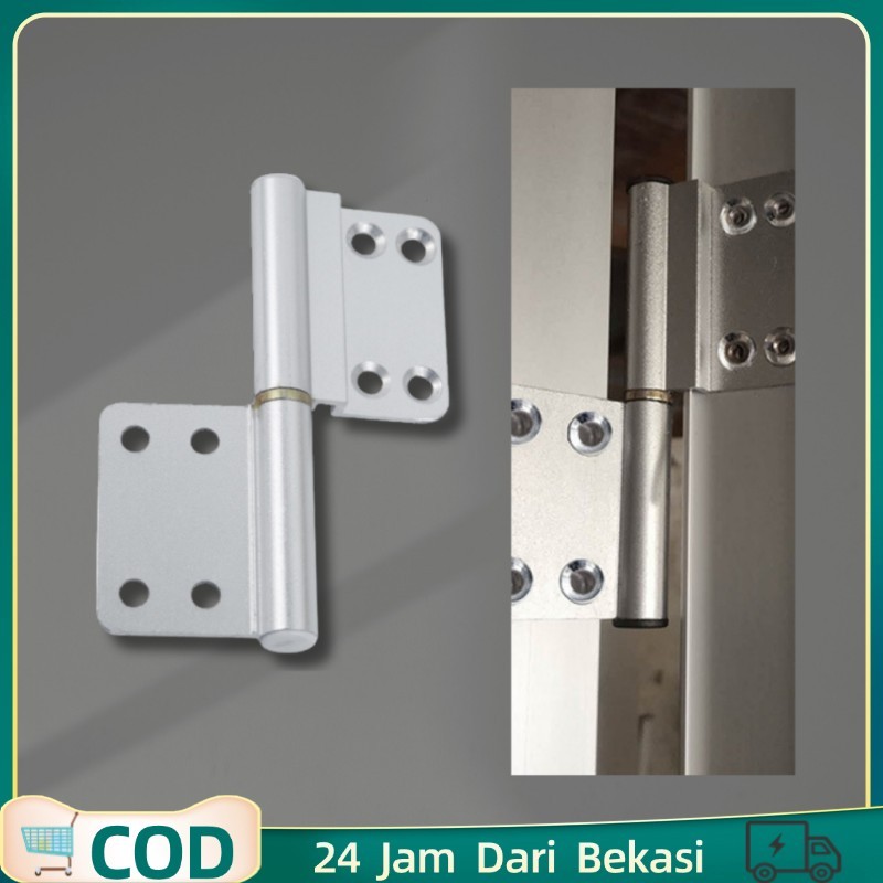 Jual Engsel Pintu Aluminium Dapat Dilepas Engsel Pintu Rumah Perak ...