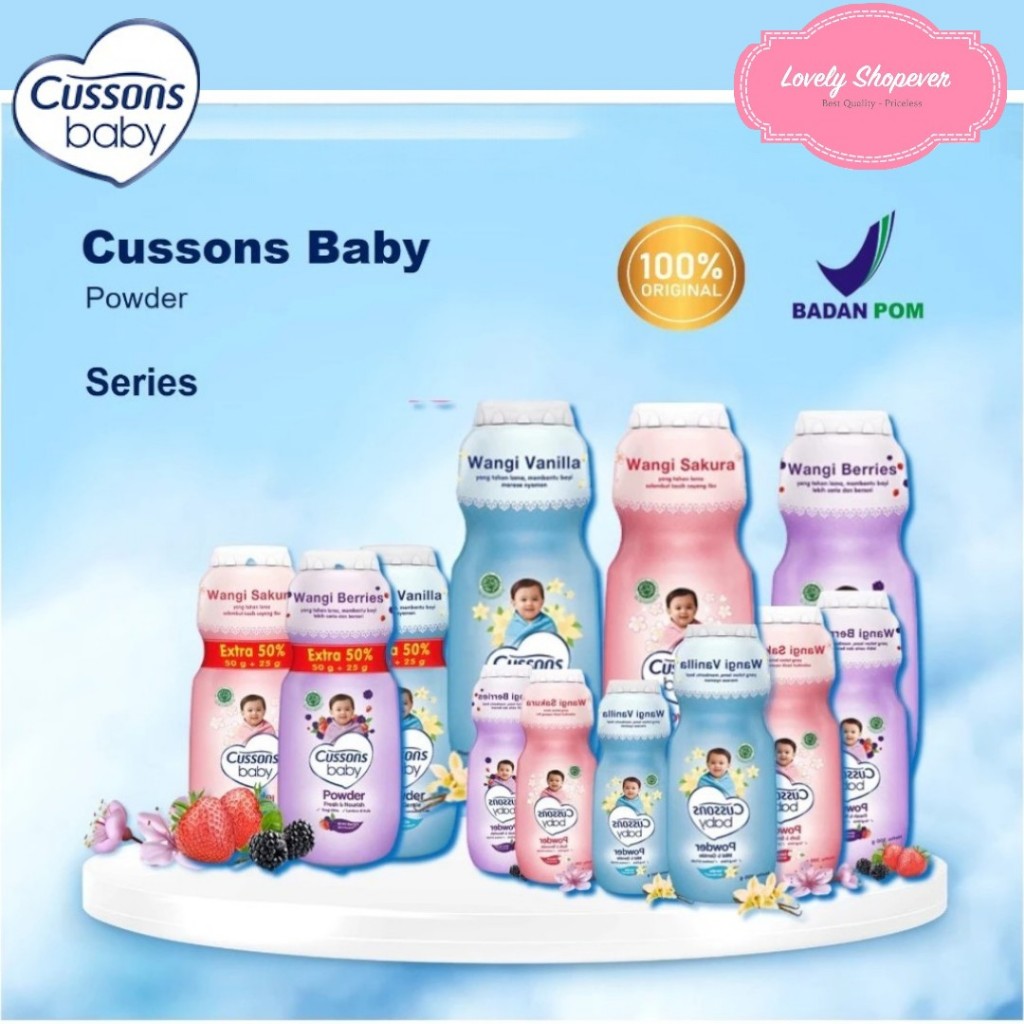 Jual CUSSONS BABY POWDER SERIES / BEDAK BAYI CUSSONS All Varian ...