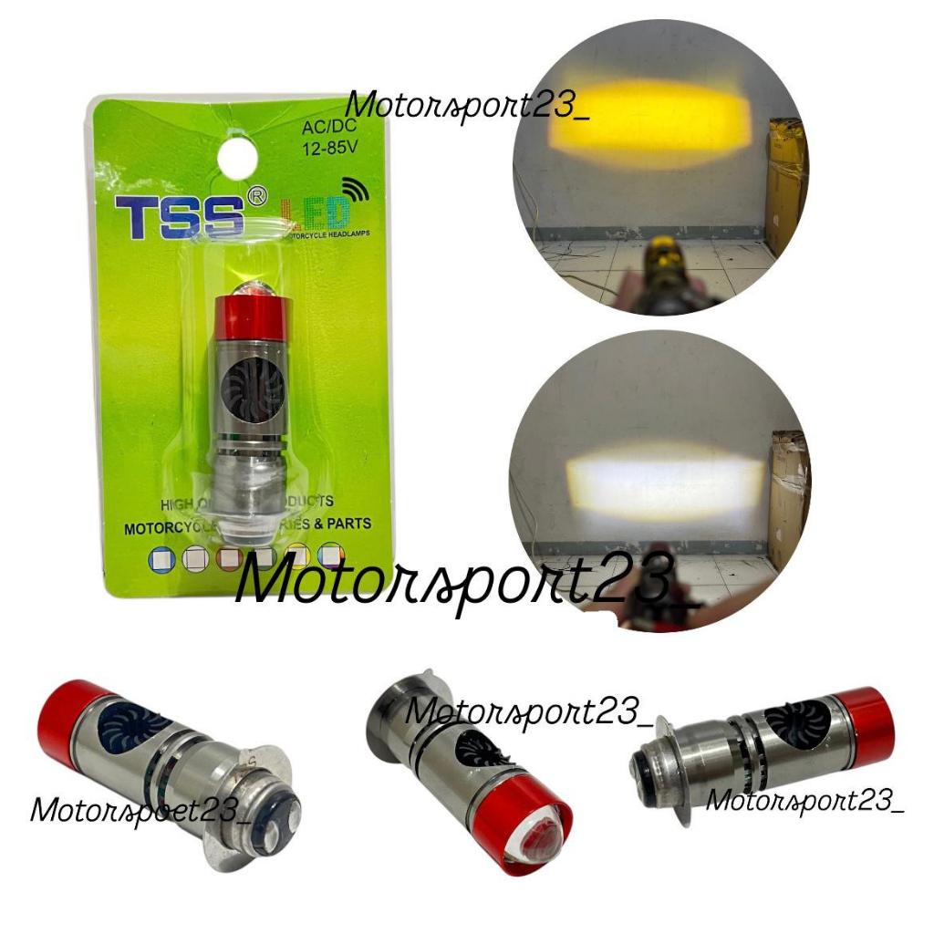 Jual LAMPU H6 PLUS KIPAS TSS LAMPU UTAMA MOTOR LED H6 KIPAS PRO LASER ...