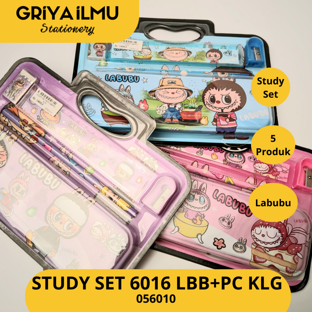Jual KOTAK PENSIL LABUBU STATIONERY SET LABUBU PAKET ALAT TULIS SET ...