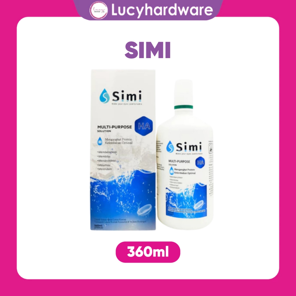 Jual Simi 360ml Solution Air Softlens | Shopee Indonesia