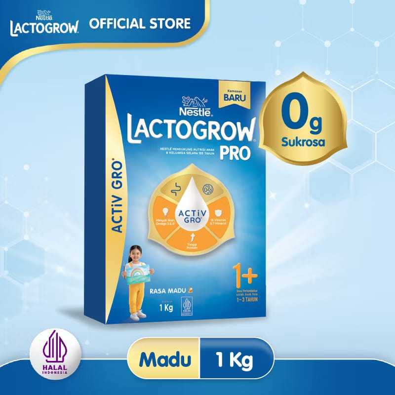 Jual KEMASAN BARU/LACTOGROW ACTIVE GRO 1+ Nestle Lactogrow 3 Susu ...