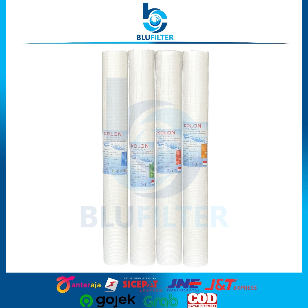 Jual CARTRIDGE NANO FILTER / SPON FILTER KOLON 20 INCH 01 03 05 010 ...