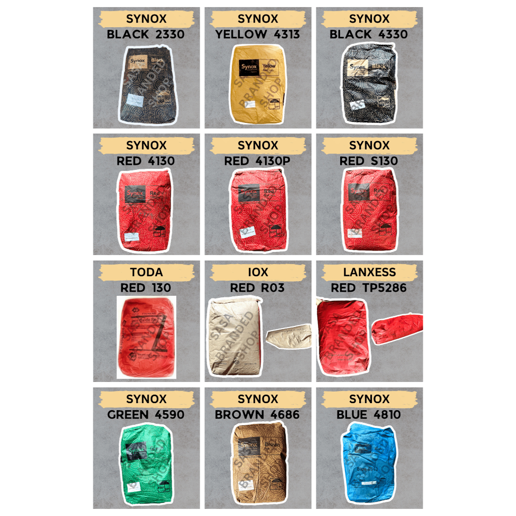 Jual Pewarna / Iron Oxide / Pigment / Oker / Verf - 25KG - Synox / Iox ...