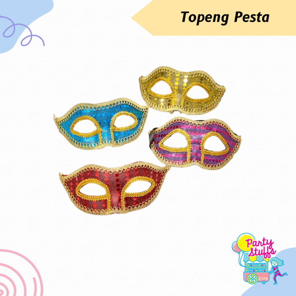 Jual Party Mask / Topeng Pesta / Topeng Wajah Mata Untuk Pesta | Shopee ...