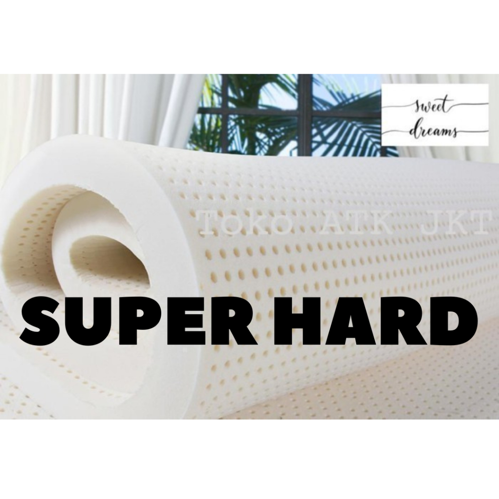 Jual Matras 100% Latex Super Hard 90x200 cm Topper Kasur Orthopedic ...