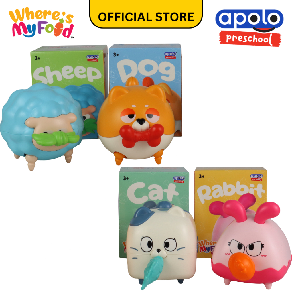 Jual Agata Toys Official | Apolo Preschool Where's My Food | Mainan ...