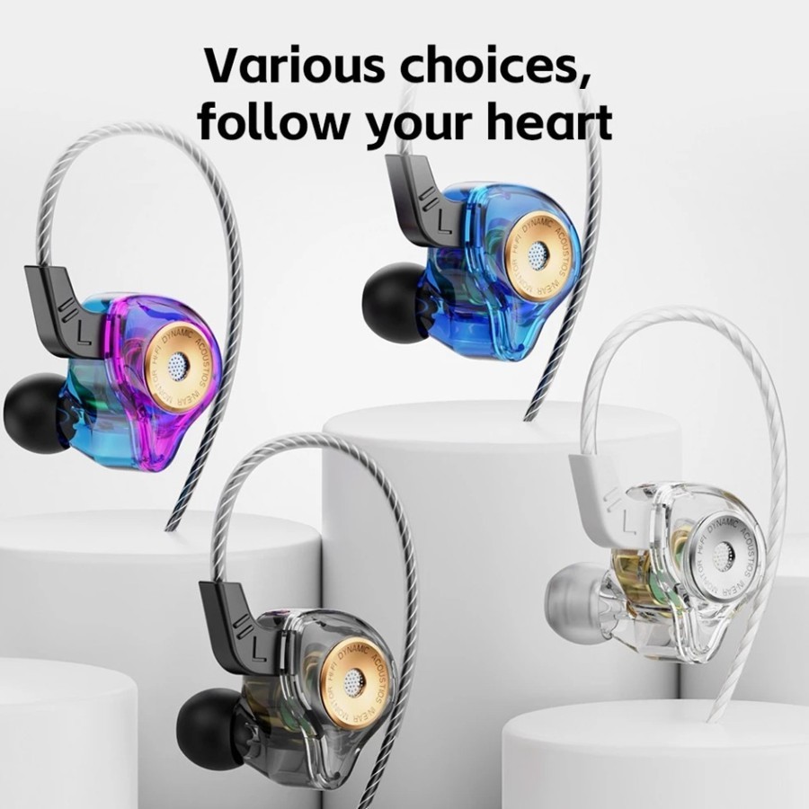 Jual QKZ AK6 Ultra Dynamic Driver Stereo In Ear Monitor Earphone With ...