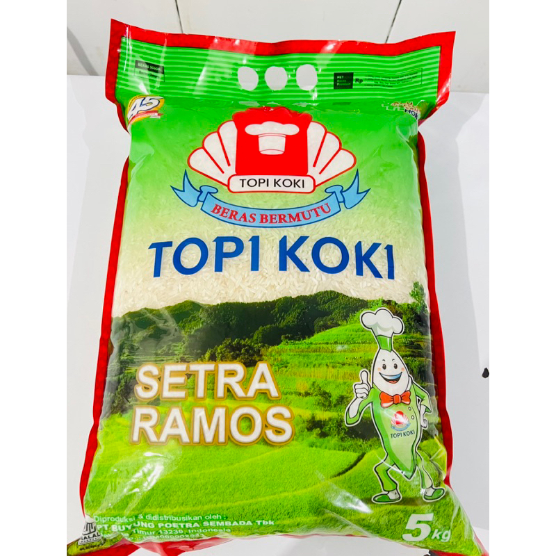 Jual BERAS TOPI KOKI SENTRA RAMOS 5 KG | Shopee Indonesia