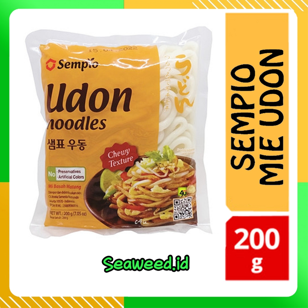Jual Sempio Fresh Udon Noodle Mie Tebal Mie Udon Instant 200 GR Korea ...