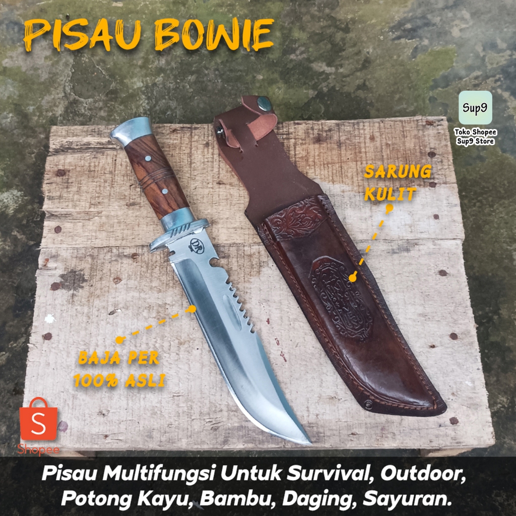 Jual Pisau Rambo SET DR Pisau Survival Camping | Shopee Indonesia