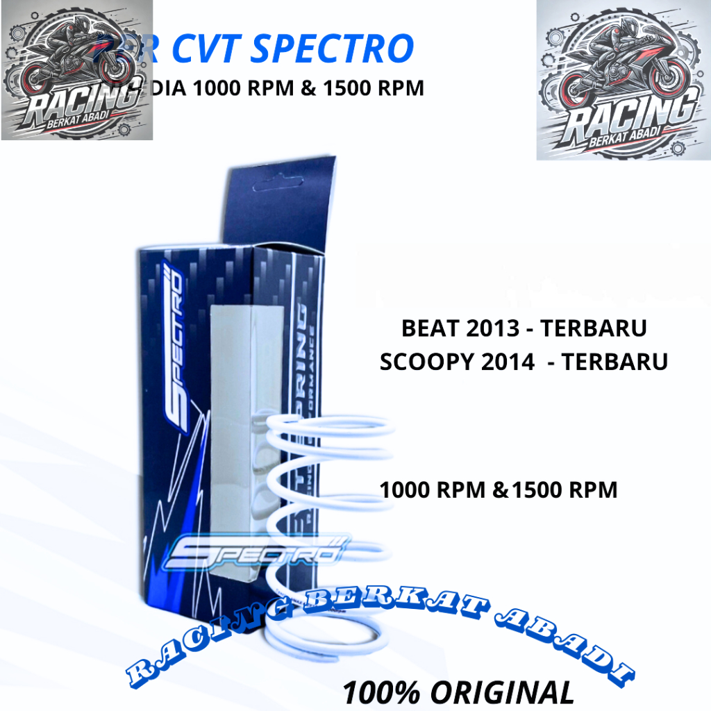 Jual PER CVT PERCVT SPECTRO 1000 1500 RPM VARIO 125 BEAT SCOOPY ...