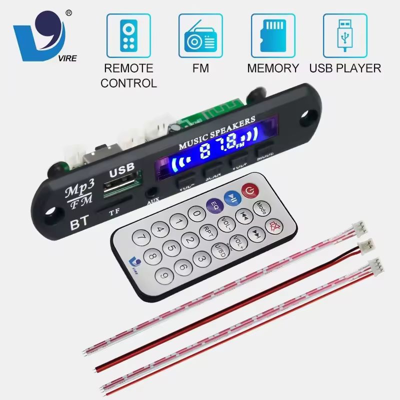 Jual Mp3 Kit Modul Bluetooth 5.0 USB AUX Fm Radio 12V Original VTaf ...