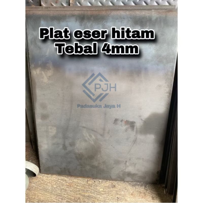 Jual Plat besi eser hitam polos, tebal 4mm . ukuran mulai 30x30cm | Shopee Indonesia