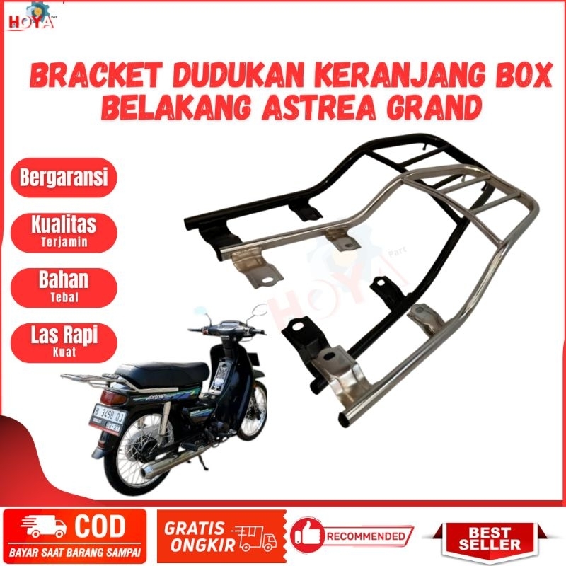 Jual Bracket Brecket Behel Begel Box Jok Belakang Motor Honda Astrea ...