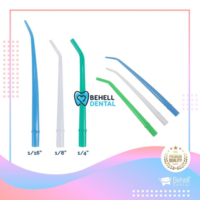 Jual Behelldental DENTAL TIP SURGICAL SUCTION ASPIRATOR BEDAH Isi 25pcs ...