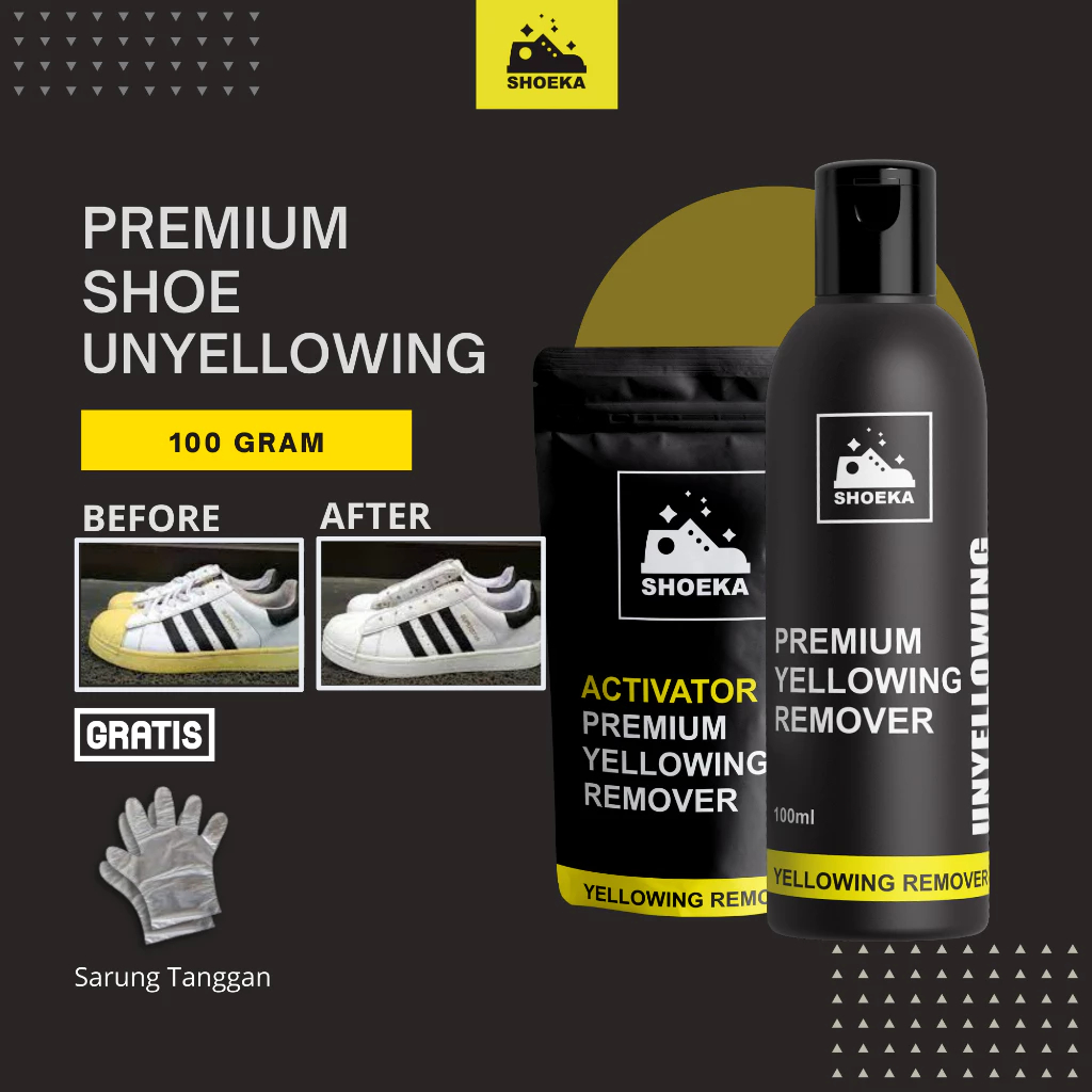 Jual Unyellowing Shoes Cairan Pemutih Untuk Midsole Sepatu yang ...