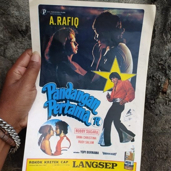 Jual IKLAN BIOSKOP A RAFIQ PANDANGAN PERTAMA TAHUN 80AN AWAL ( IKLAN ...