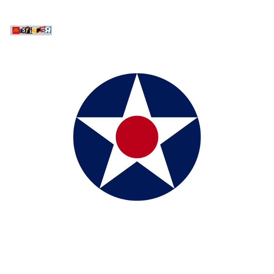 Jual sticker USAF air force roundel logo rounded stiker pilot | Shopee ...