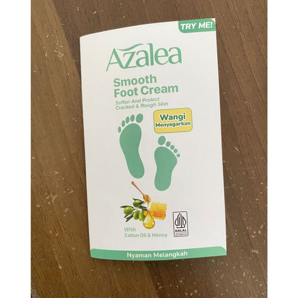 Jual Azalea Sample Smooth Foot Cream 5ml | Shopee Indonesia
