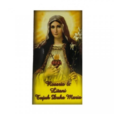 Jual Lembaran Doa Rosario dan Litani Tujuh Duka Maria lembar doa ...