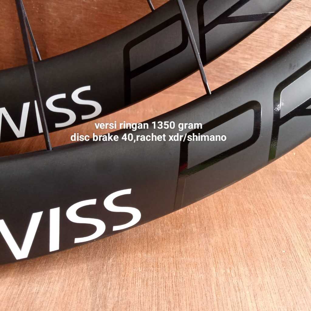 Jual WHEELSET CARBON 40 MM DISC BRAKE VERSI RINGAN MODEL D-40 ...
