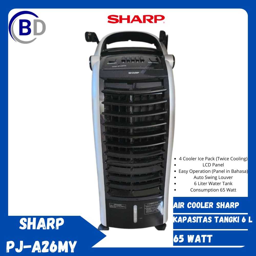 Jual SHARP Air Cooler PJ-A26MY-B Penyejuk Udara | Shopee Indonesia