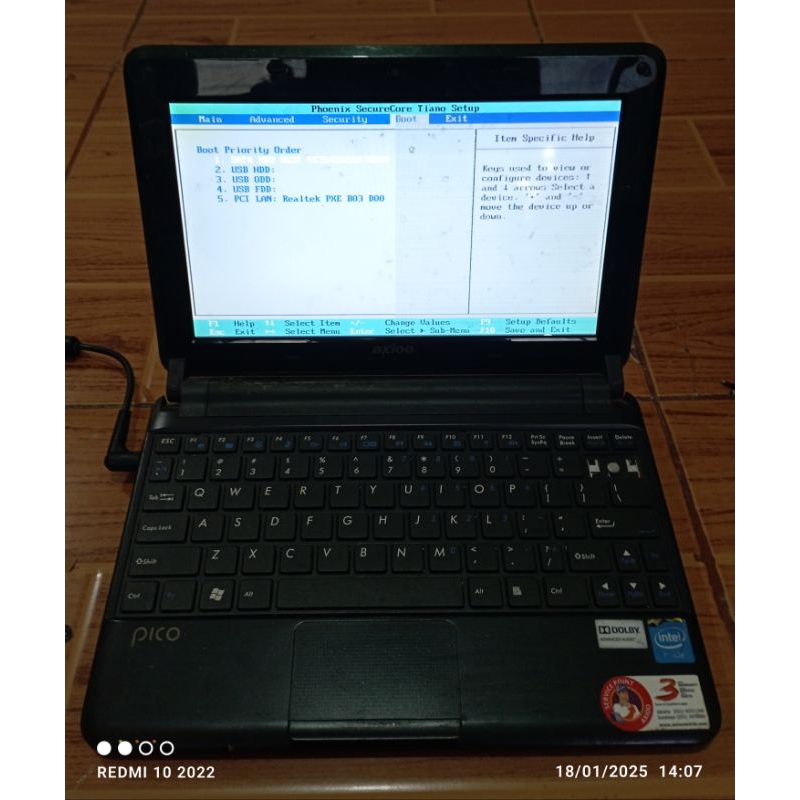 Jual Notebook Axioo Pico W217CU/CJM Intel Celeron DDR3 Haswell kondisi ...
