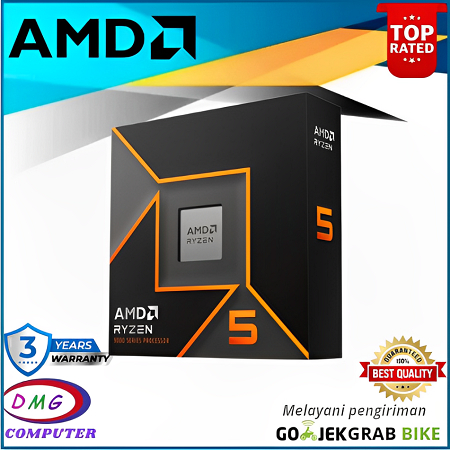 Jual Processor AMD Ryzen 5 9600X 6 Cores 12 Threads(Socket AM5 ...