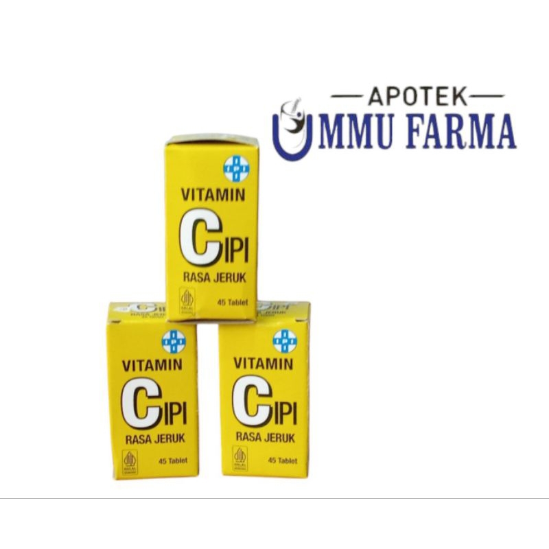 Jual Vitamin C IPI Botol 45 Tablet | Shopee Indonesia