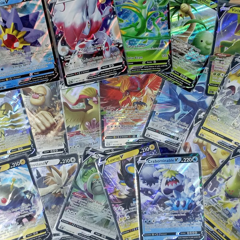 Jual kartu Pokemon ori TCG Indonesia seri GX / V / VStar / Vmax satuan | Shopee Indonesia