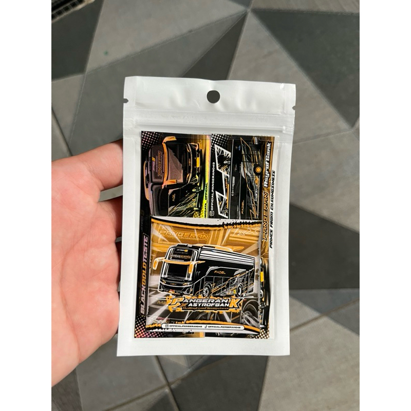 Jual STIKER BUS MSM ASYROF PANGERAN V2 HOLOGRAM ORI | Shopee Indonesia