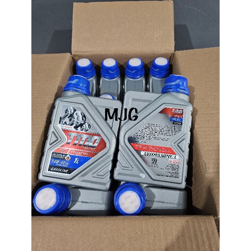 Jual Oli Toyota TMO 1Liter 10W-40/(1 Dus isi 12 Botol) Oli Mobil Bensin ...