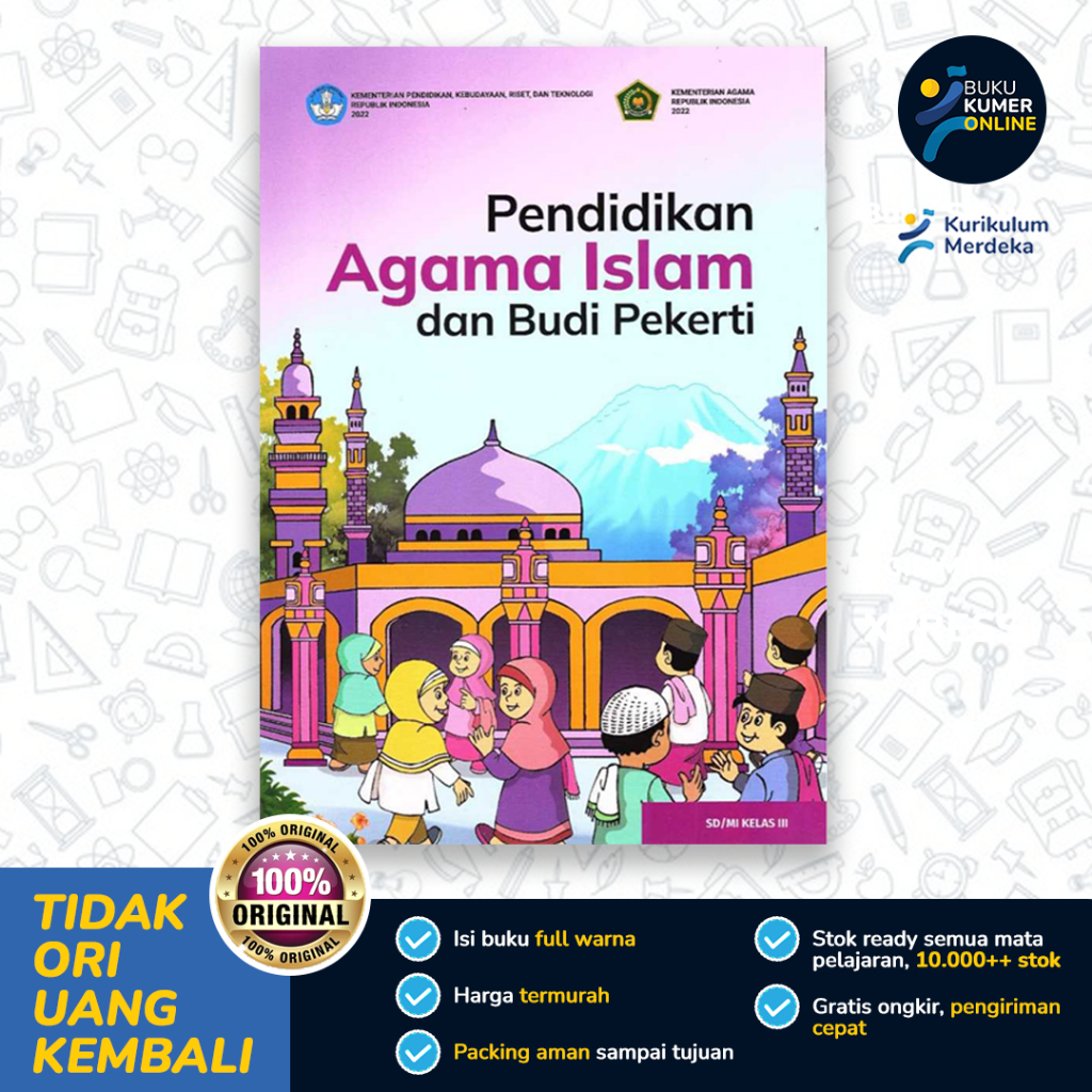 Jual Buku Agama Islam Kelas 3 SD - Buku Paket Siswa - Kurikulum Merdeka ...