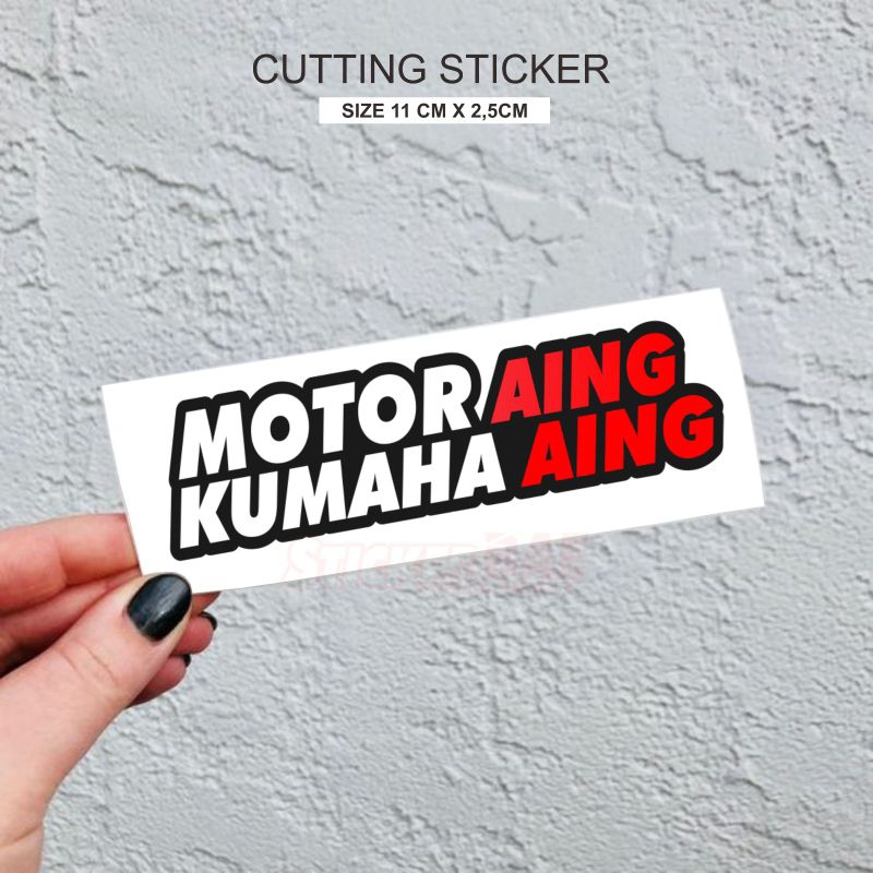 Jual Stiker motor aing kumaha aing cutting sticker tumpuk | Shopee ...